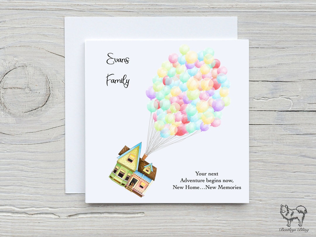 Personalised New Home Card, Moving House Card, New Home Card, With Cute ...