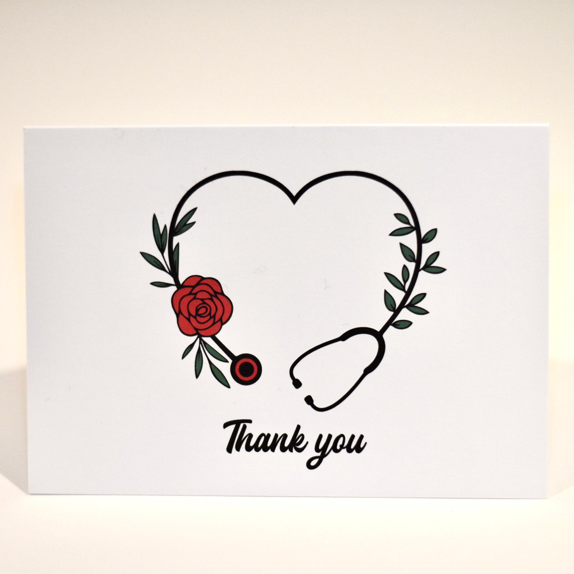 Thank You Card For Nurses Doctors Hospital Healthcare Key | Etsy