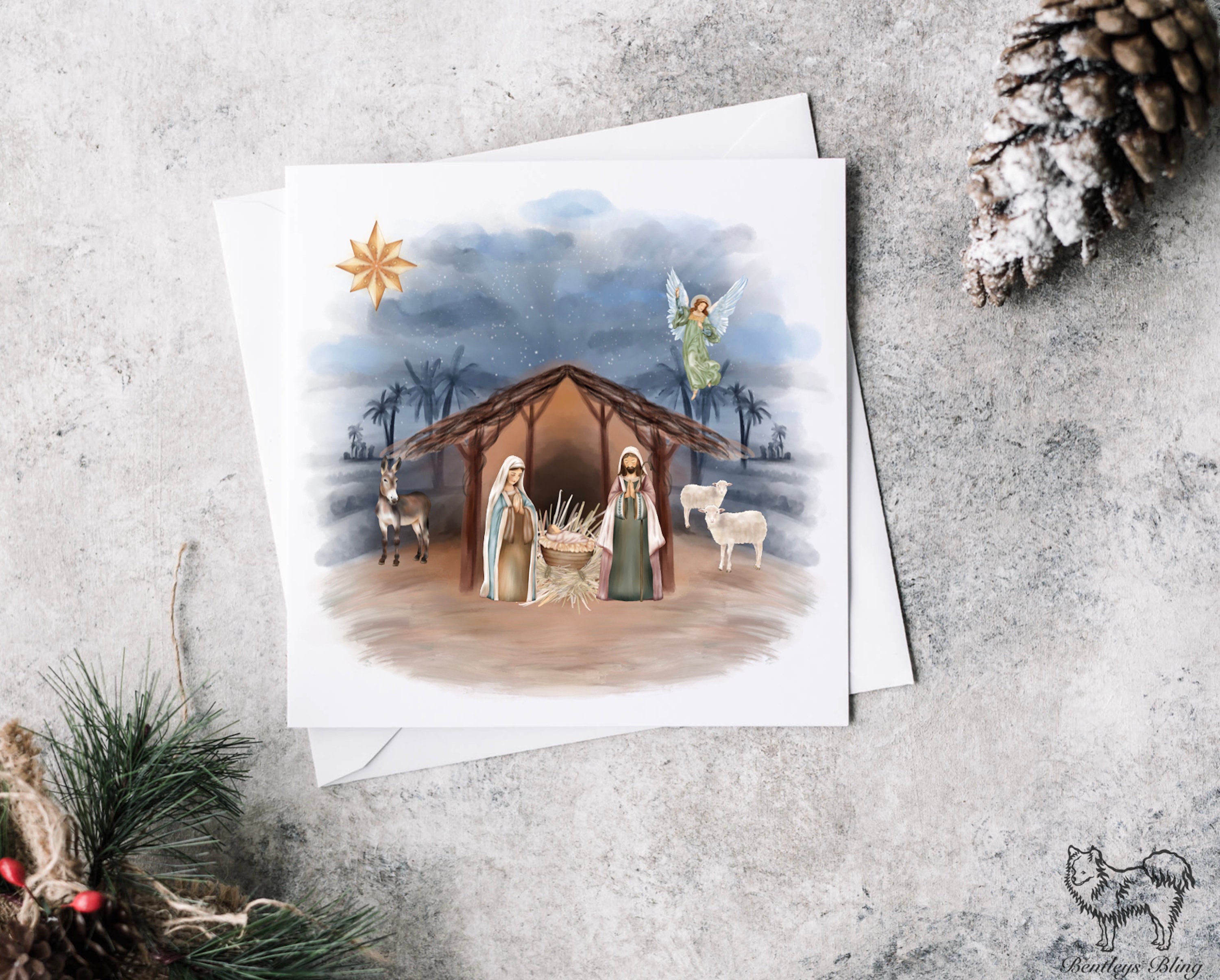 Baby Jesus Christmas Cards