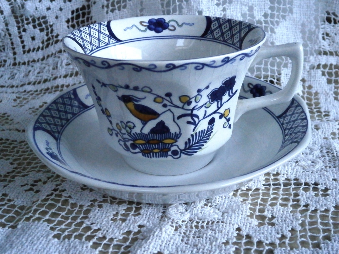 Wedgwood Georgetown Collection Volendam Cup & Saucer - Etsy