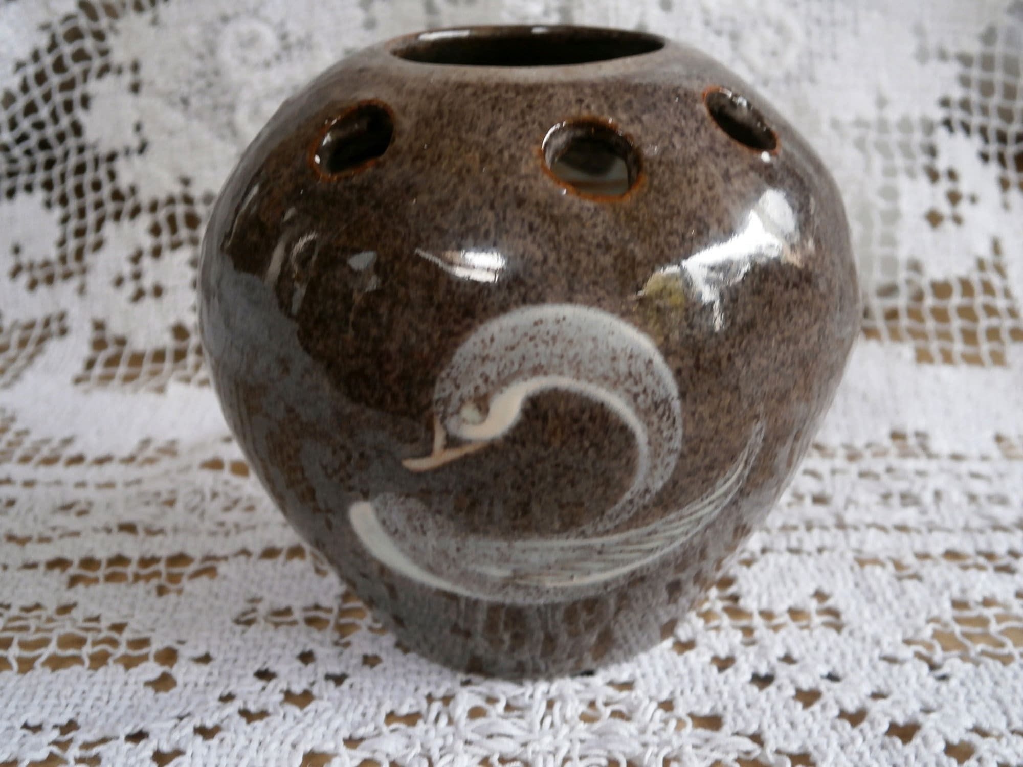 William Fishley Holland Studio Pottery Swan Design Pot Pourri - Etsy