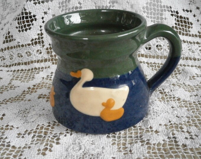 Hannah Whitworth Walcot Studio Pottery, Bath, Slipware Duck Mug - Etsy