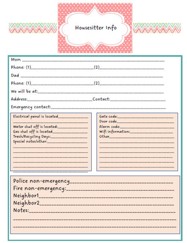 Complete 80 Page Home Management Binder Printable Download - Household ...