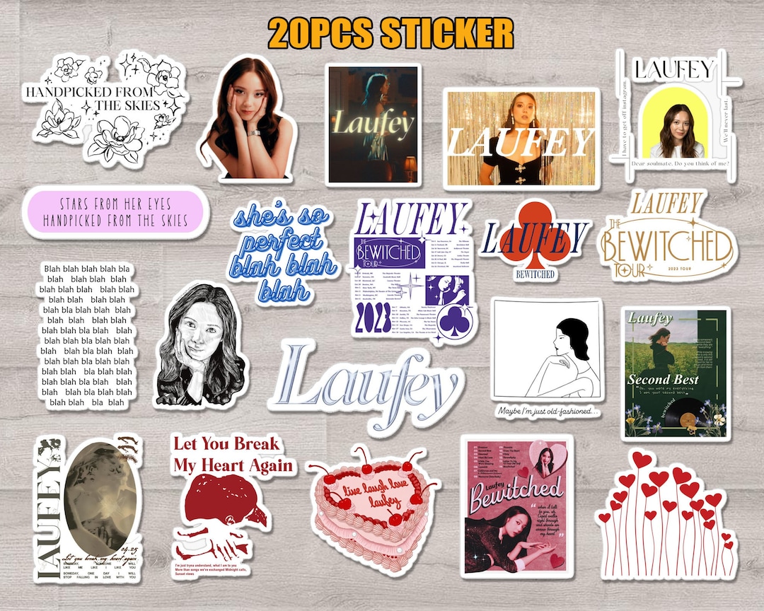 20pcs Laufey 2024 Stickers Laufey Stickers Decal Music Country Stickers ...