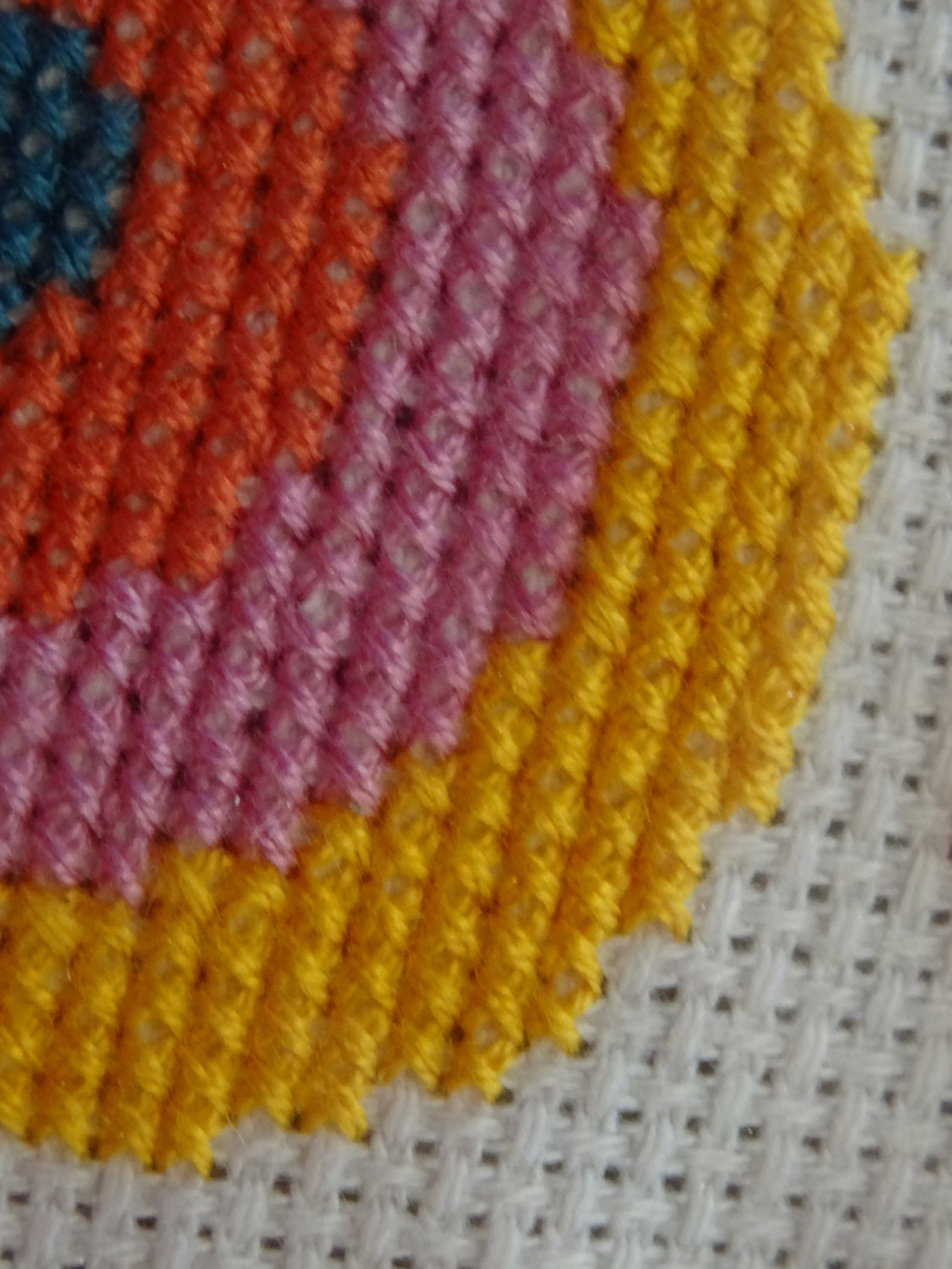 RETRO CIRCLES - Modern Cross Stitch Pattern - Instant Download PDF ...
