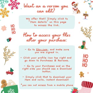 Kids Christmas Wish List, Printable Gift Wish List, Childrens X-mas ...