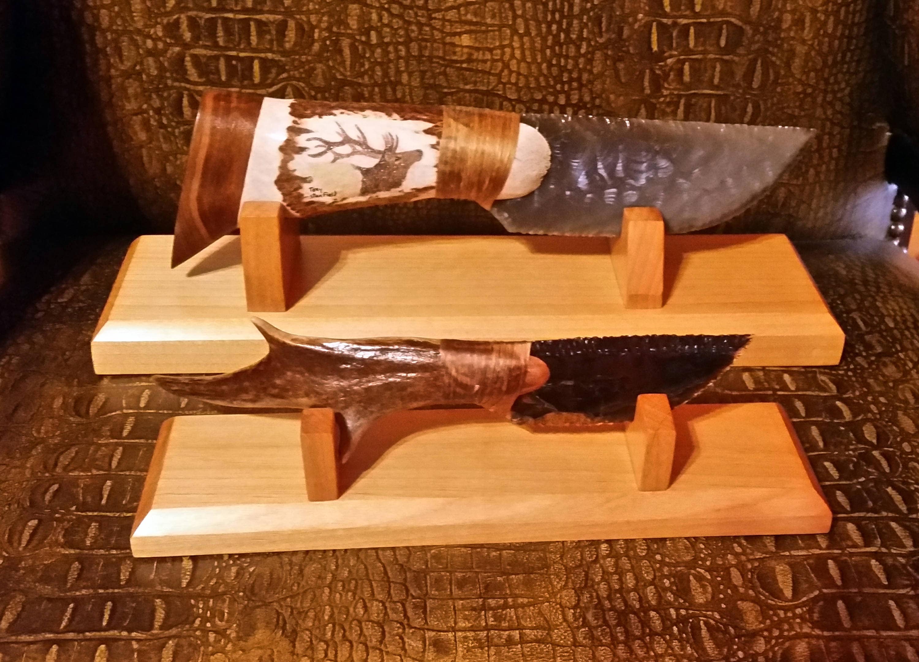 Made to Order Wood Knife Display Stand Custom Hand Made to - Etsy Australia