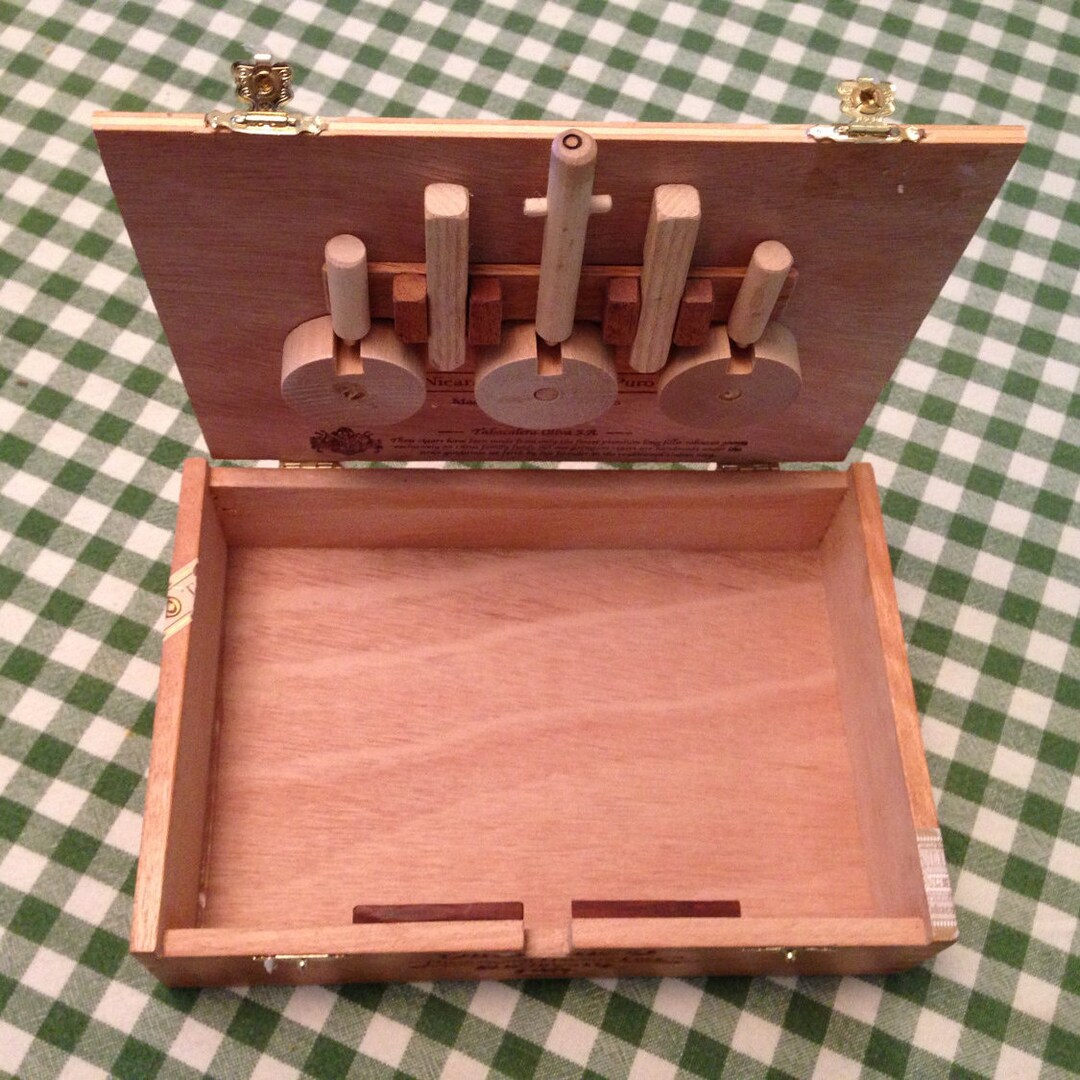 Trident Retro Cigar Box Puzzle Plans - Etsy