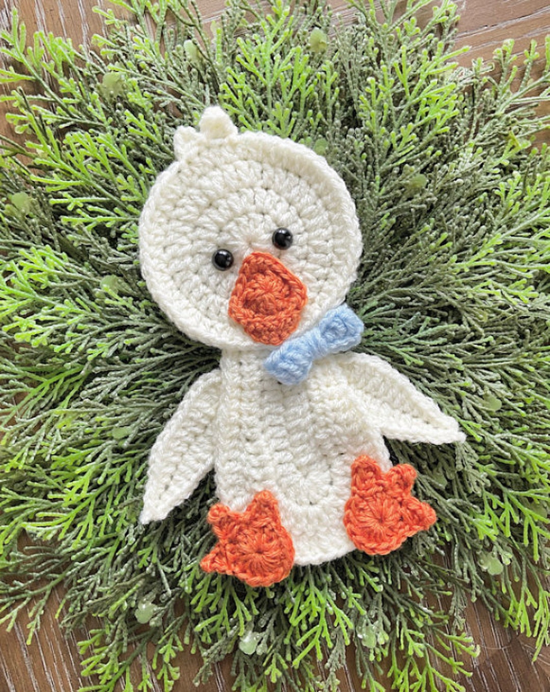 Gilbert the Goose Crochet Pattern – Goose Applique (PDF Download) - Etsy