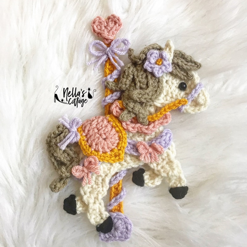 Carousel Horses Crochet - Etsy