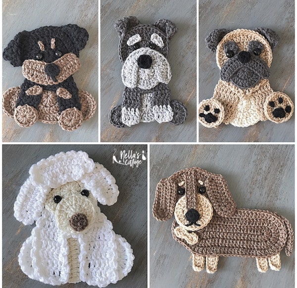 Crochet Pattern INSTANT PDF DOWNLOAD Chocolate Lab Dog Crochet Dog ...