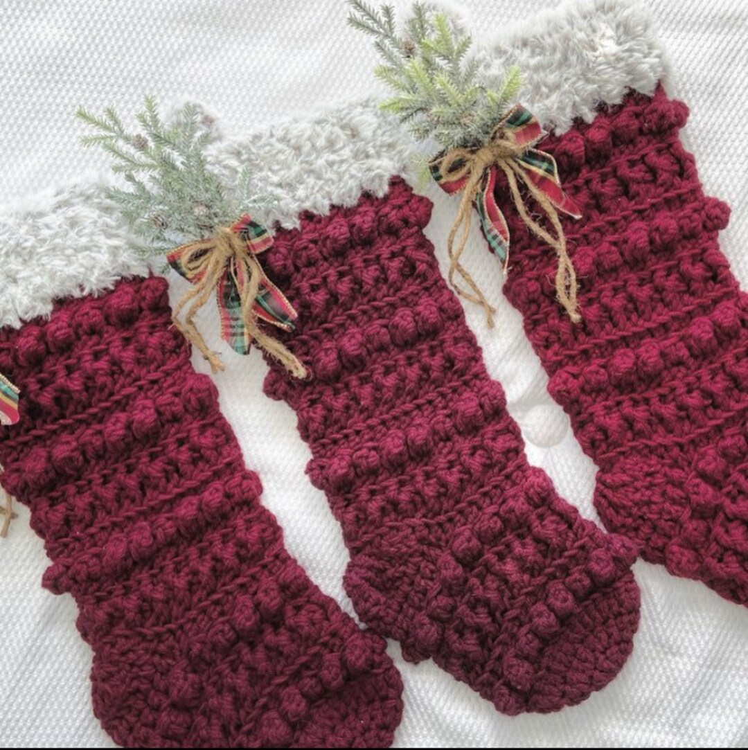 Christmas Stocking Handmade Stockings Nellas Cottage Farmhouse ...
