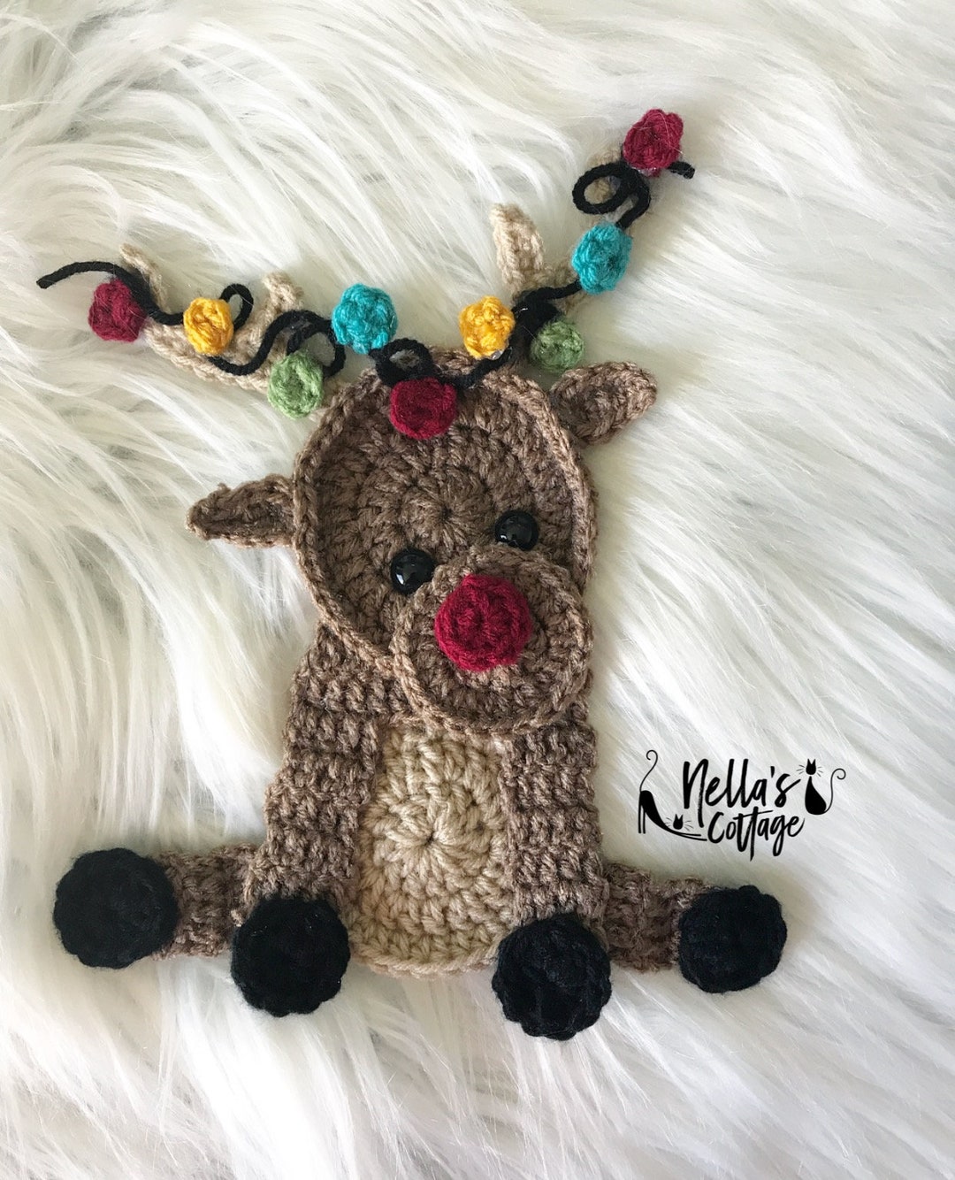 Crochet Pattern - INSTANT PDF DOWNLOAD - Rudolph - Christmas ...