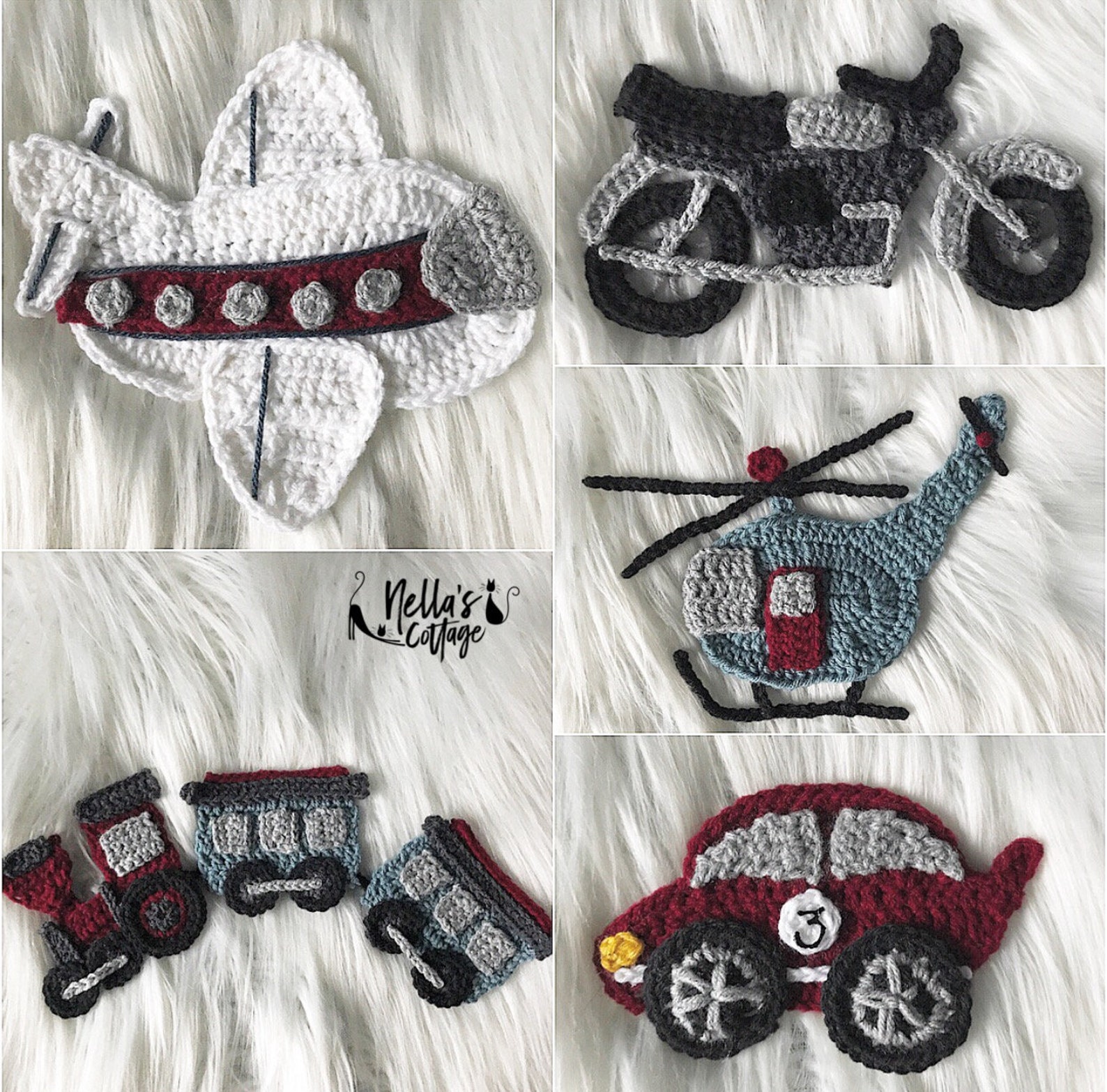 Crochet Pattern - INSTANT PDF DOWNLOAD - Crochet Race Car - Crochet ...