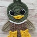 Crochet Pattern - INSTANT PDF DOWNLOAD - Duck Pattern - Crochet Duck ...