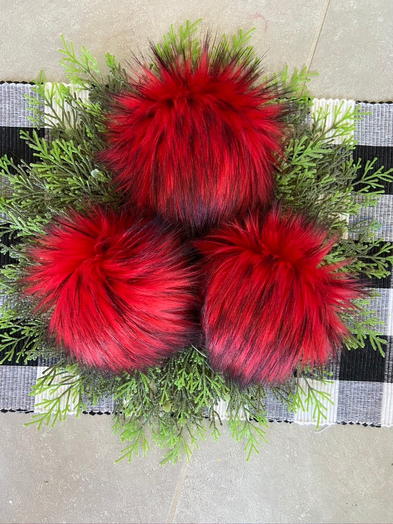 Ready To Ship - LUXURY FAUX FUR - Faux Fur Pom Pom - Faux Fur ...