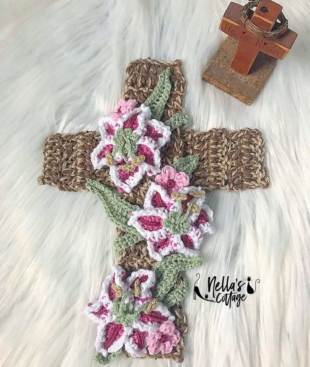 Crochet Pattern - INSTANT PDF DOWNLOAD - Crochet Cross - Easter ...