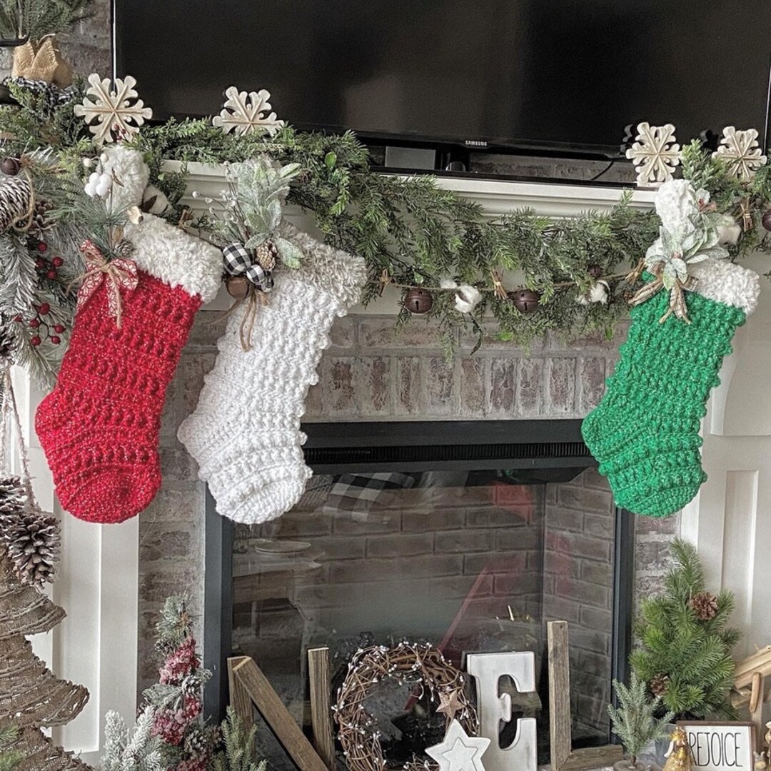 Christmas Stocking - Handmade Stockings - Nellas Cottage - Farmhouse ...