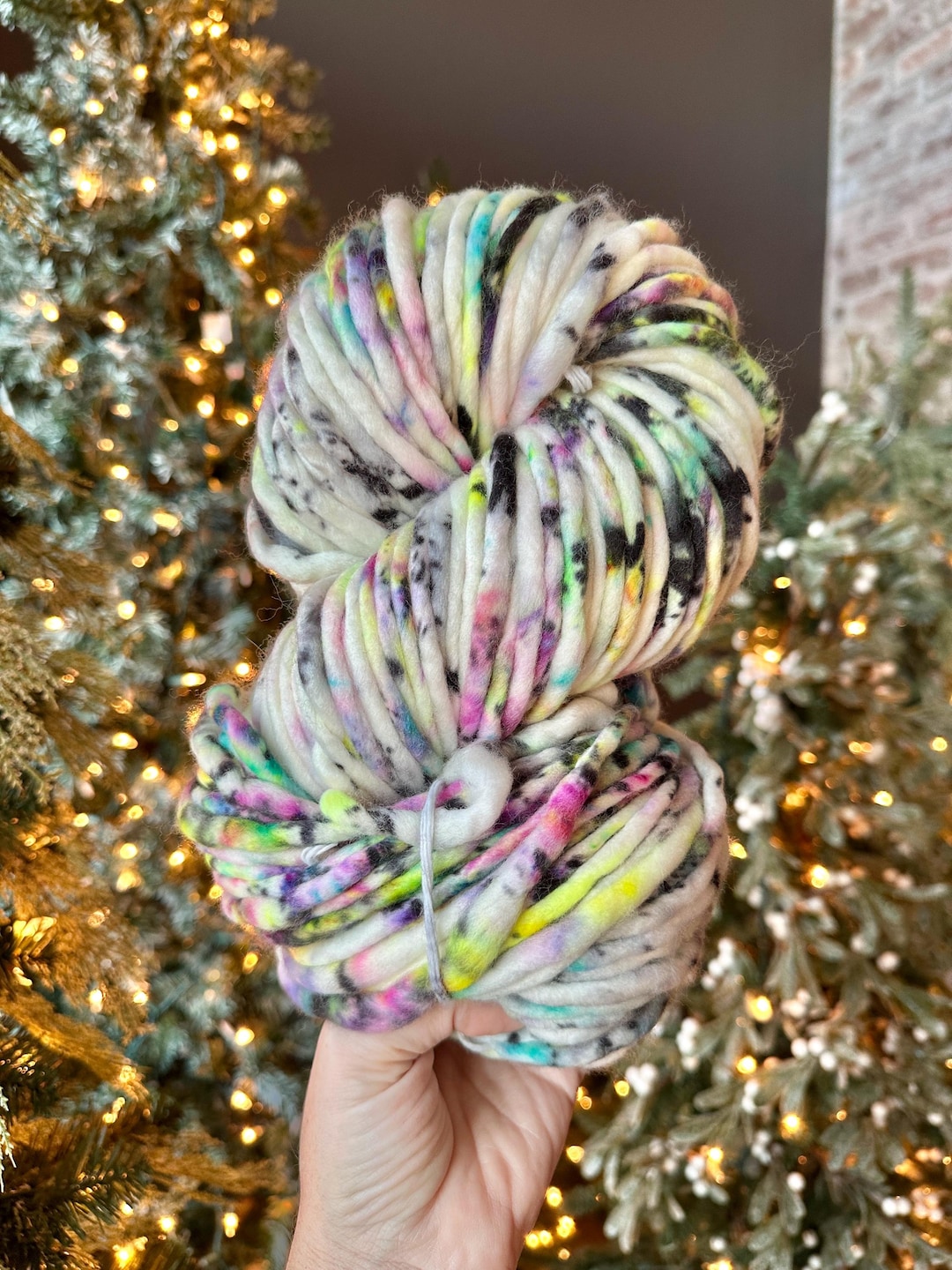 Troll Sprinkles Hand Dyed Merino Wool Yarn – 90s Jewel Tone Spekles - Etsy