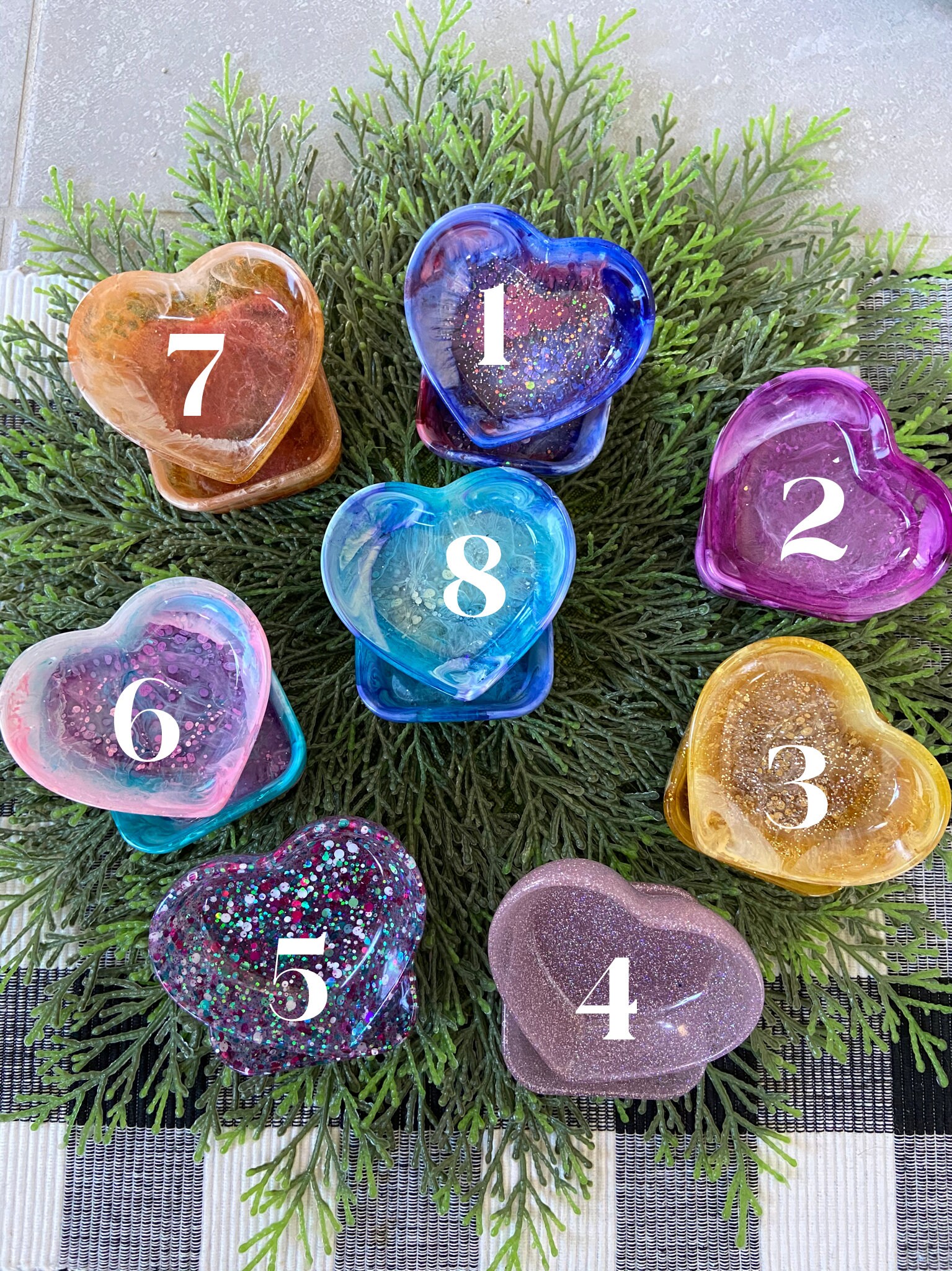 Resin Art - Mini Trinket Dishes - Pinch Pots - Nellas Cottage - Resin ...