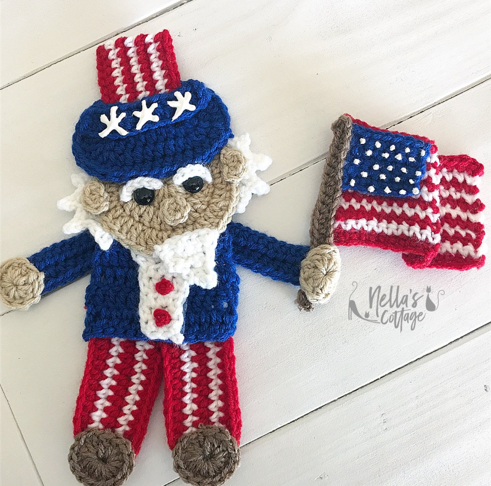 Crochet Pattern INSTANT PDF DOWNLOAD Uncle Sam Crochet - Etsy