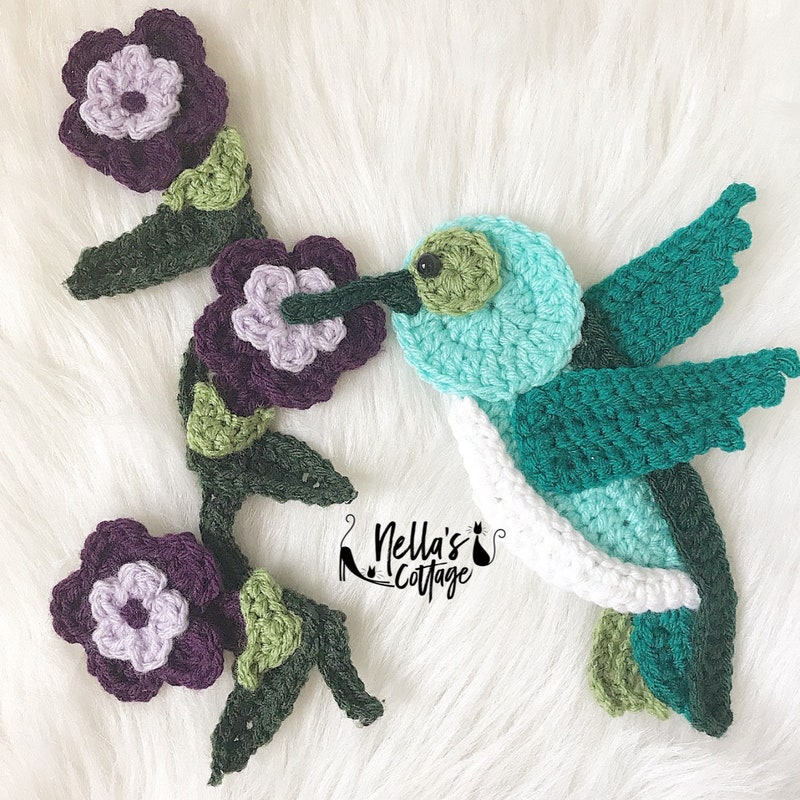 Crochet Hummingbird - Etsy