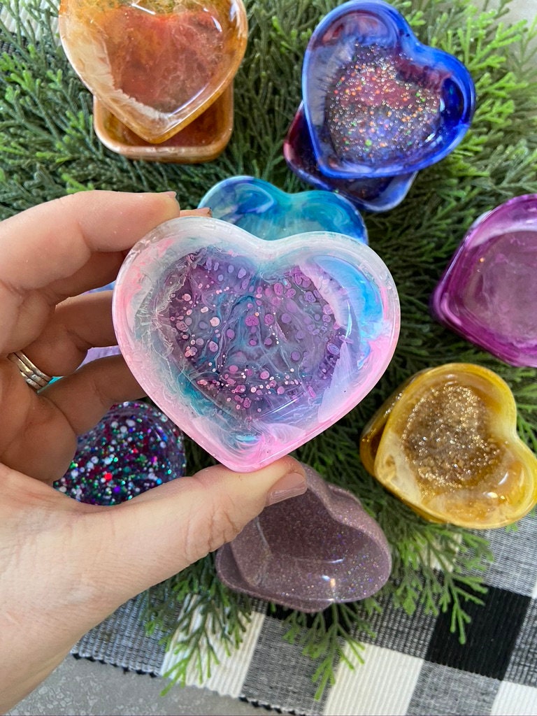 Resin Art - Mini Trinket Dishes - Pinch Pots - Nellas Cottage - Resin ...