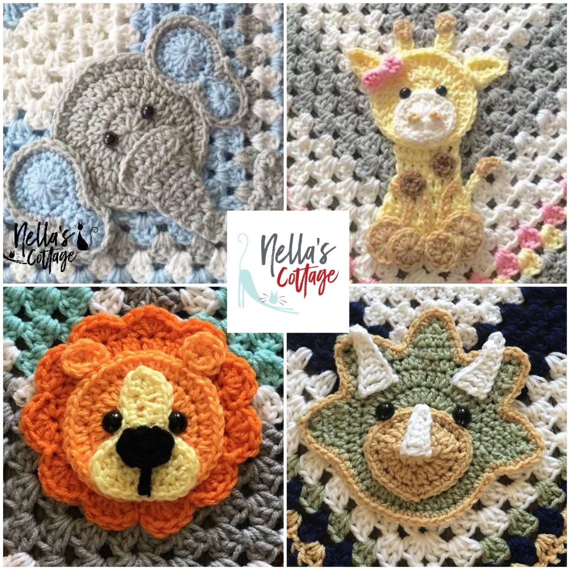 Crochet Zoo Animals Zoo Animal Patterns INSTANT PDF | Etsy Australia