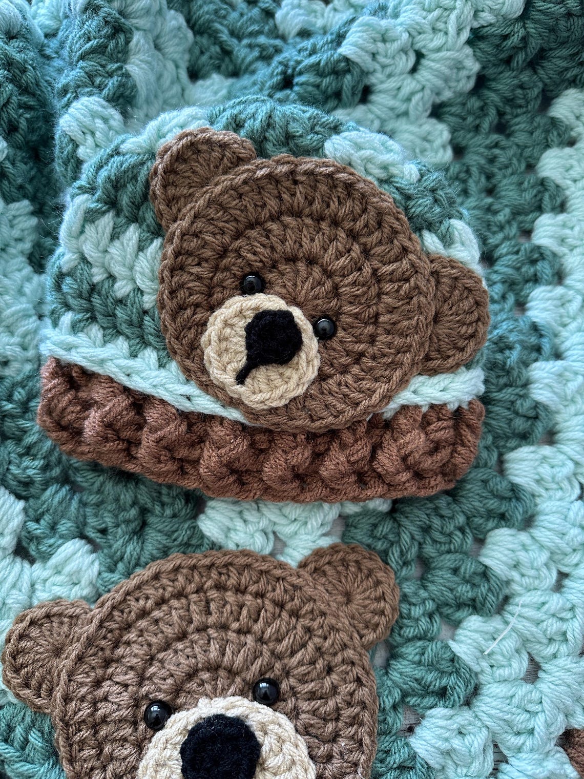 Baby Blanket - Handmade Blanket - Bear - Bear Blanket - Bear Bedding ...