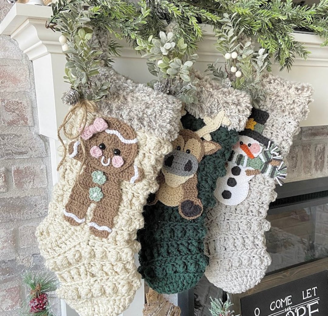 Christmas Stocking - Handmade Stockings - Nellas Cottage - Farmhouse ...