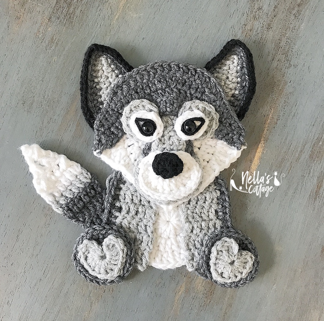 Crochet Pattern -INSTANT PDF DOWNLOAD - Wolf Pattern - Crochet Wolf ...