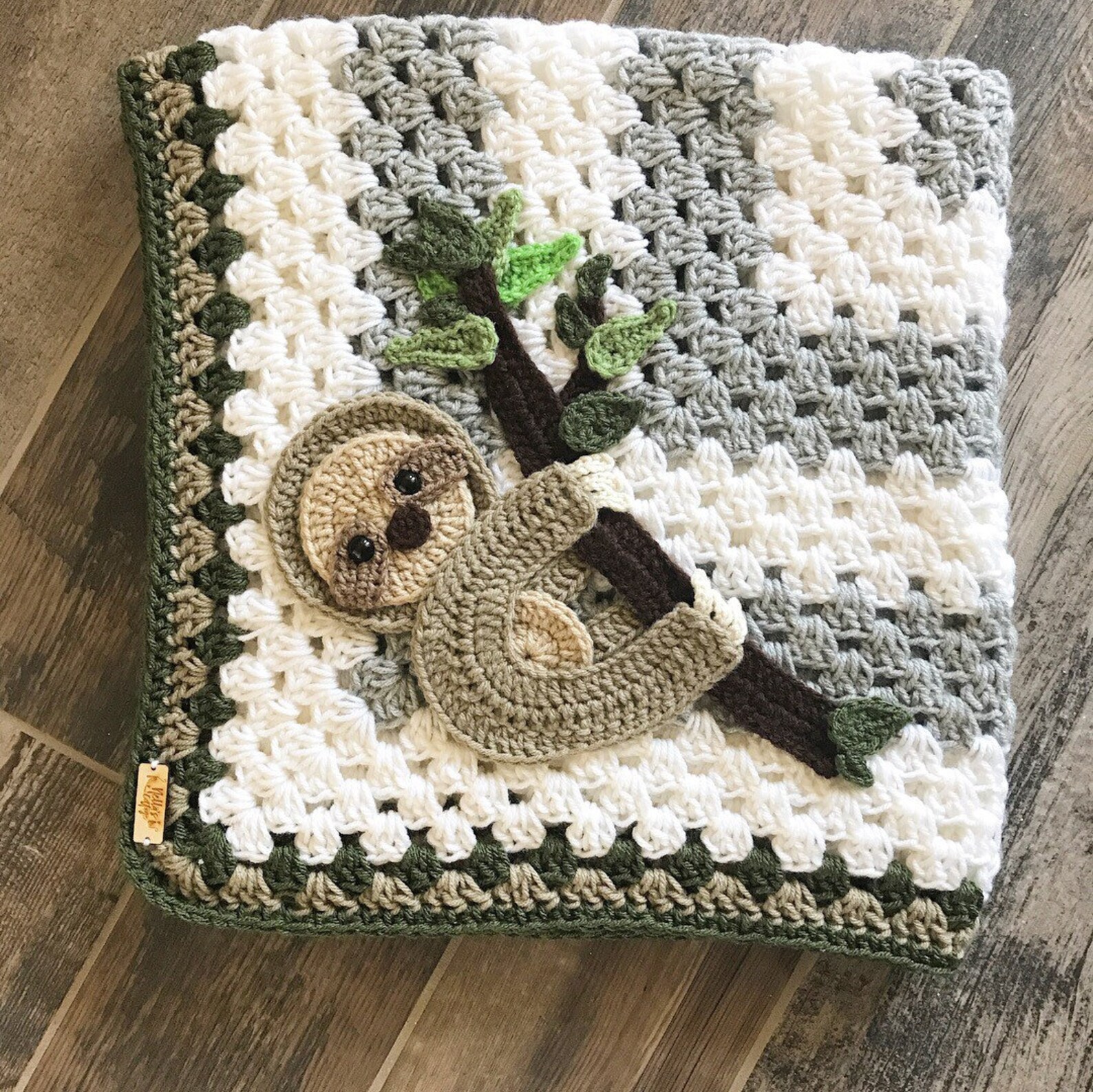 Baby Blanket Handmade Blanket Sloth Sloth Blanket - Etsy