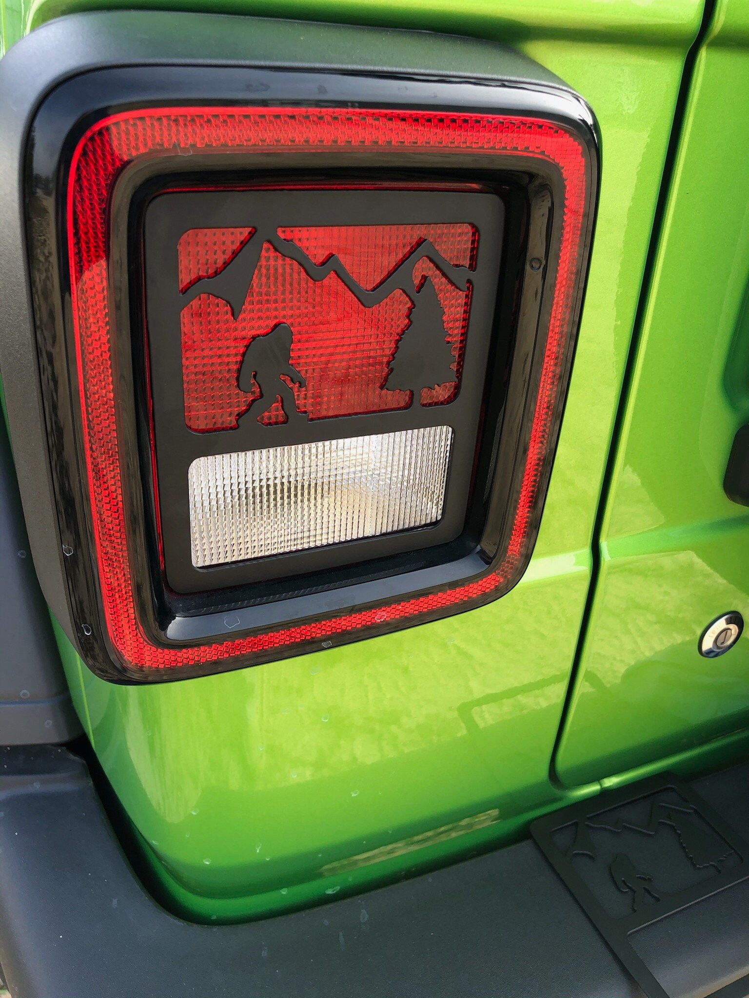 Jeep palm tree tail light covers store