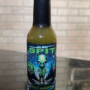 Alien Spit Jalapeño Hot Sauce From Squatchin' Country - Etsy