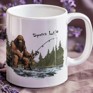Bigfoot Squatch Life Coffee Mug - Choose Your Design and Size - Etsy