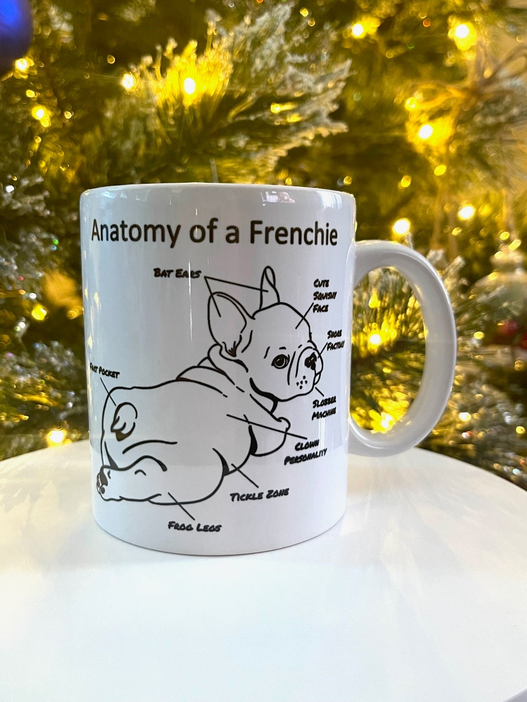 Anatomy of a Frenchie Coffee Mug - Etsy