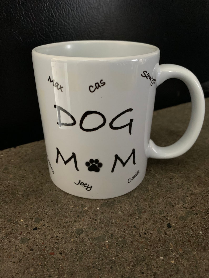Custom Dog Photo Dog Mom Coffee Mug - Etsy