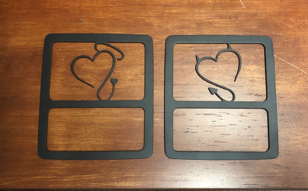 Angel & Devil Heart Tail Light Covers for Jeep Wrangler - Etsy