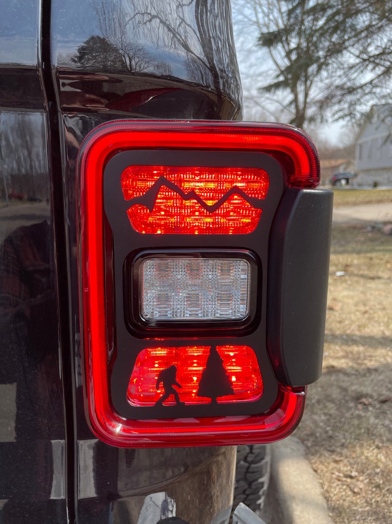 Custom Tail Light Covers for Jeep Wranglers - Etsy