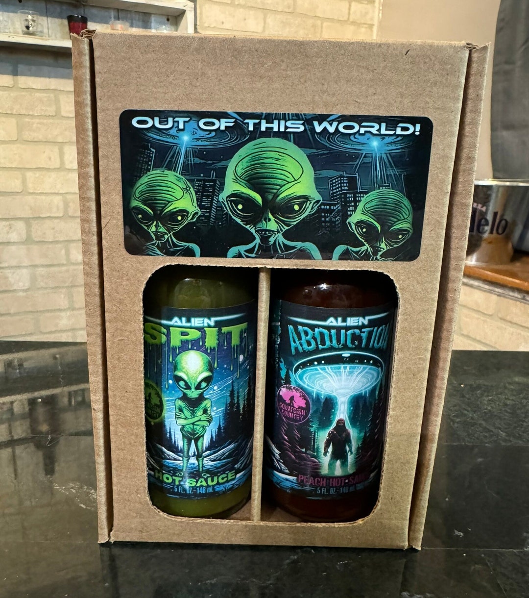 Alien Hot Sauce 2 Pack Gift Set From Squatchin' Country - Etsy