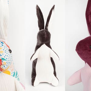 Velveteen Rabbit Sewing Pattern | Bunny Rabbit Stuffed Animal | Soft ...