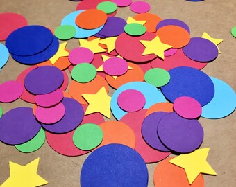 Rainbow confetti | Etsy