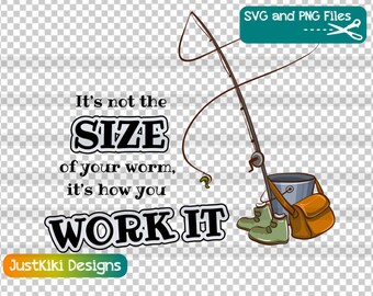 Funny fishing svg | Etsy
