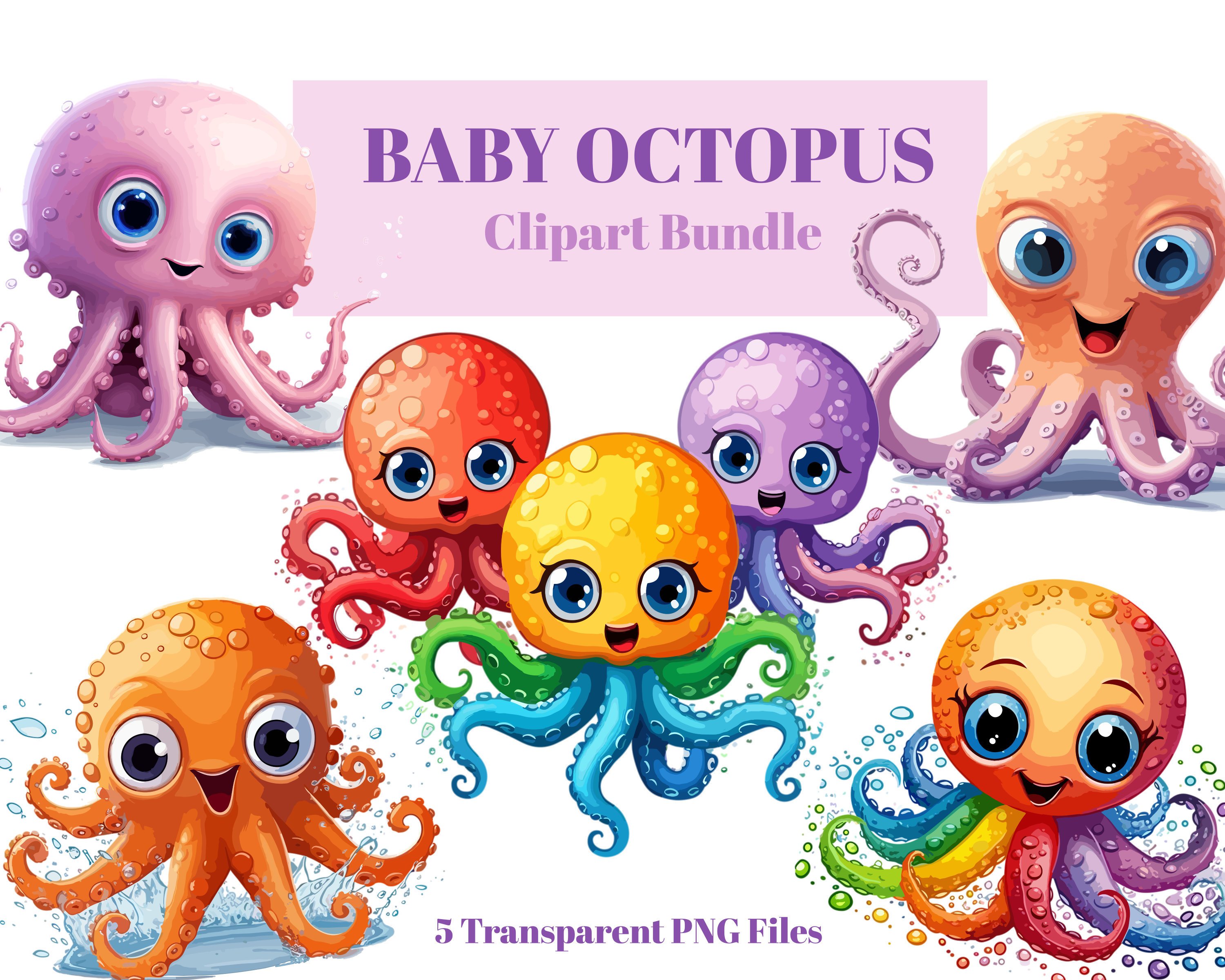 Baby Octopus Clipart