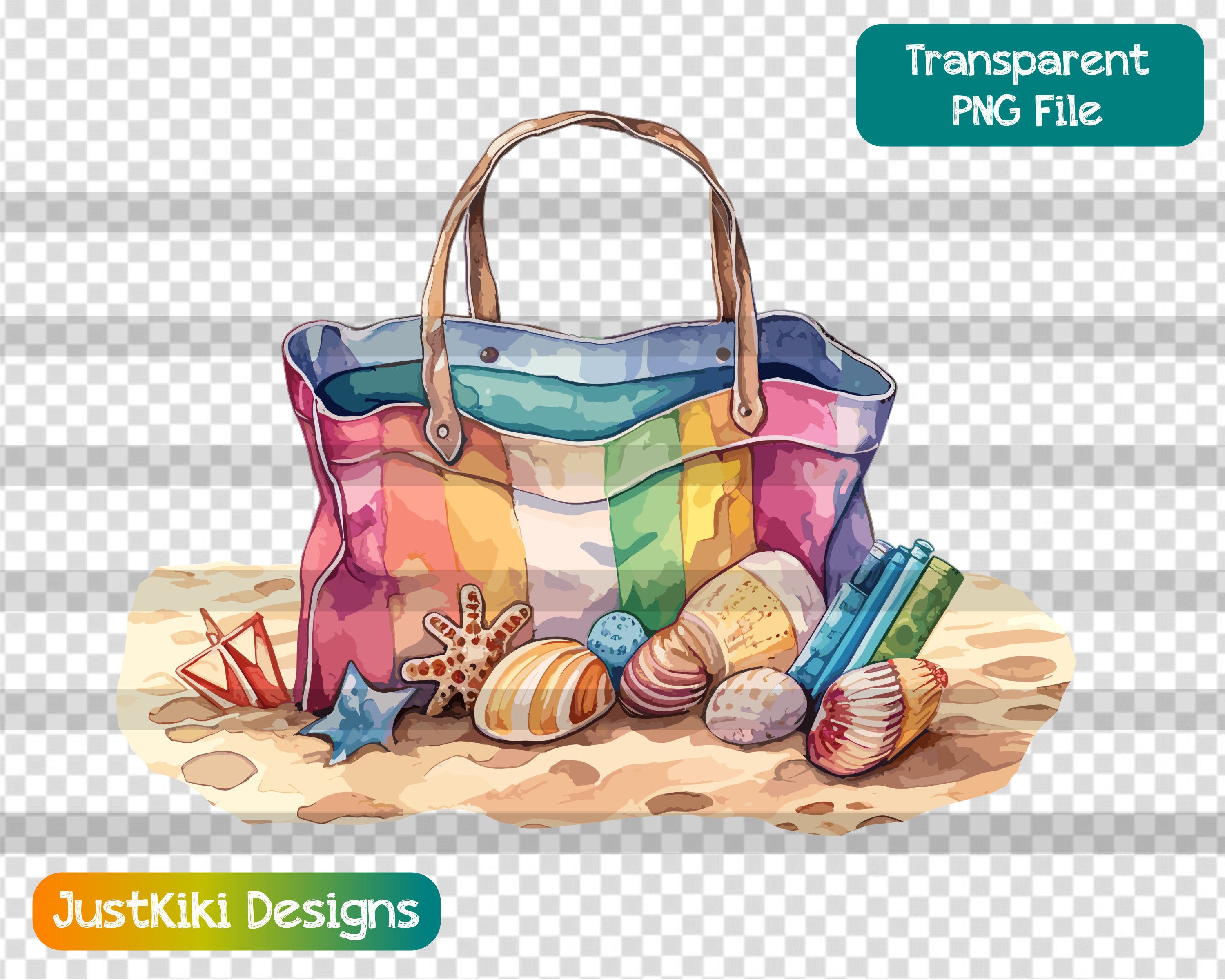 Beach Bag Clip Art