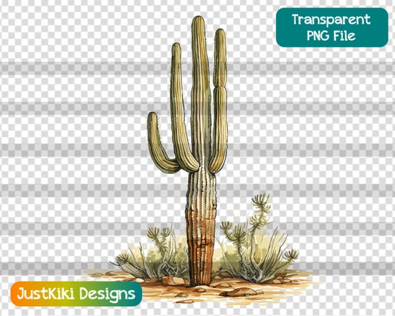 Southwestern Cactus Clip Art Desert Landscape PNG Clipart, Desert