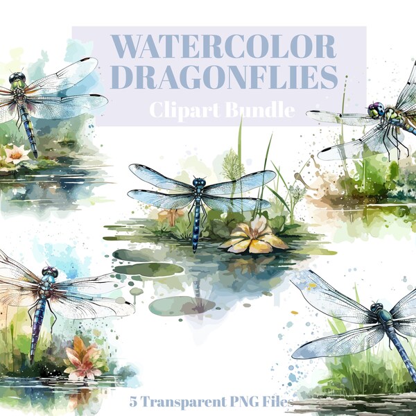 Dragonflies Pond - Etsy