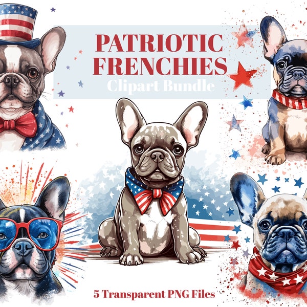 Patriotic Bulldog - Etsy