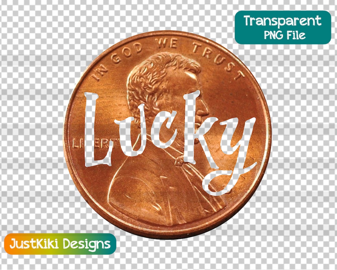 Lucky Penny Clipart, Good Luck Coin PNG, Gambling Casino Coin Collector ...