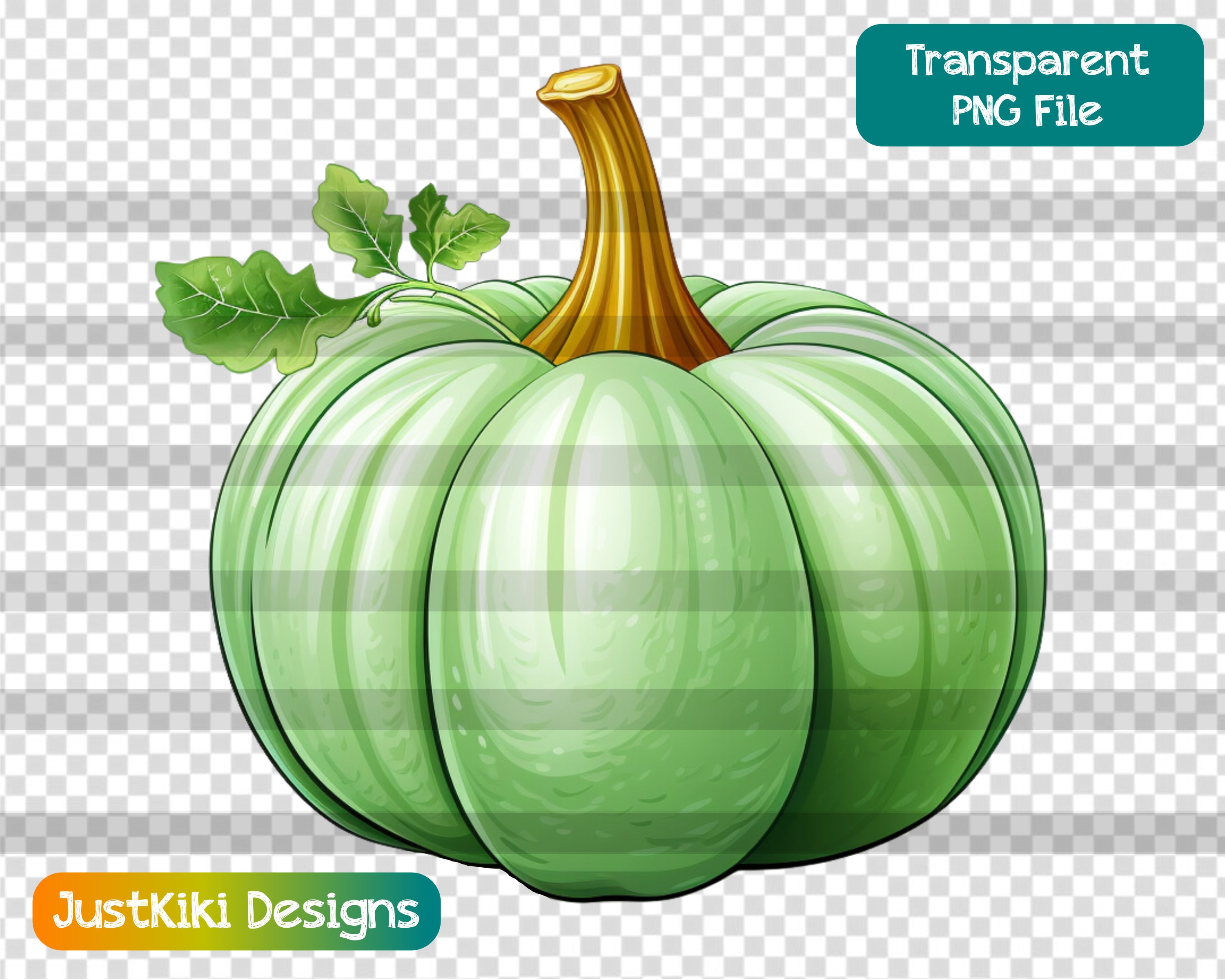 Green Pumpkin Clipart